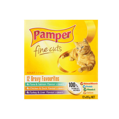 Pamper Multipack (12 x 85g) Cat Food | PetX – PetX - Online